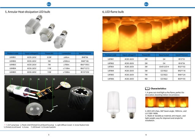 Leeka led bulb e catalogue | PDF