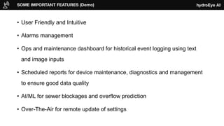 SMART SEWER NETWORK MONITORING USING IOT AND AI | PDF