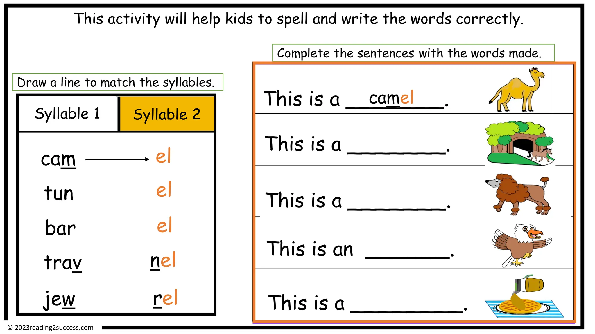 Teaching Word Endings le, el and al | PDF