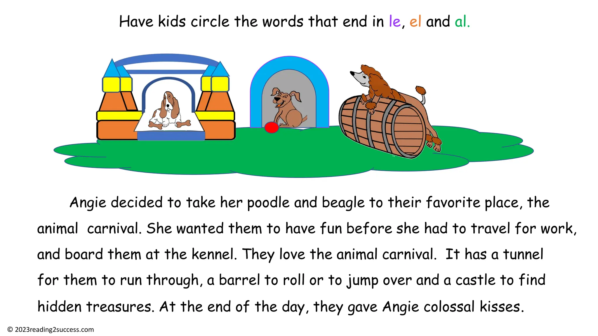 Teaching Word Endings le, el and al | PDF