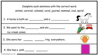 Teaching Word Endings le, el and al | PDF