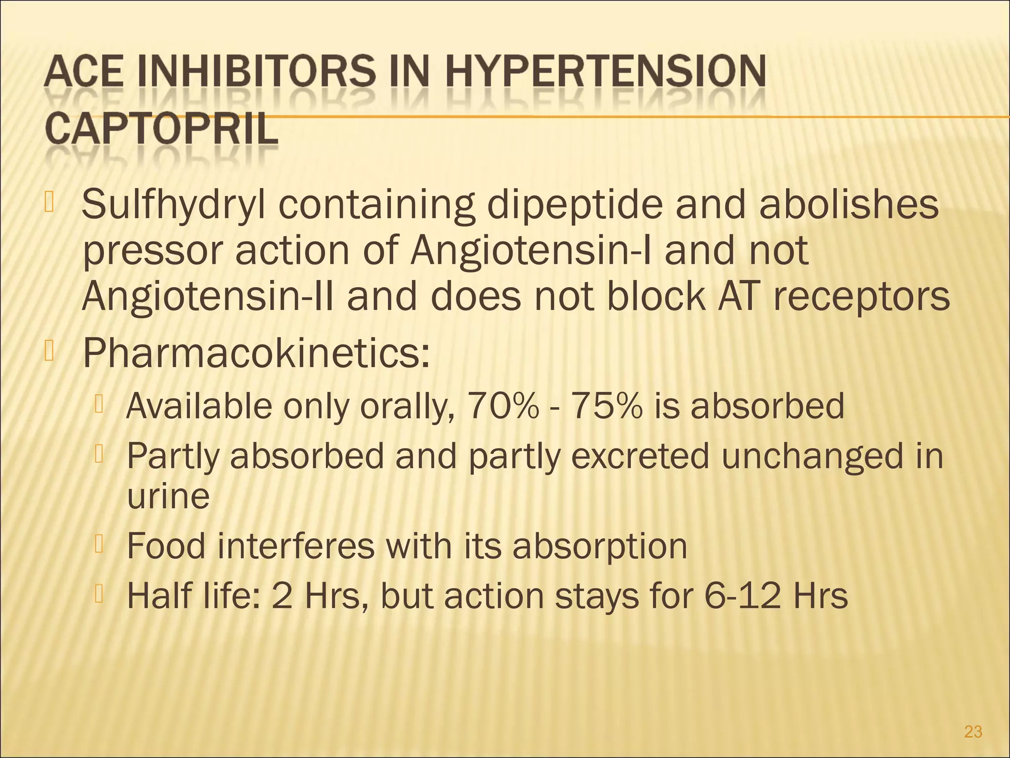 ANTI HYPERTENSIVE DRUGS | PPT