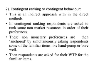 VALUATION OF RENEWABLE NATURAL RESOURES | PPTX