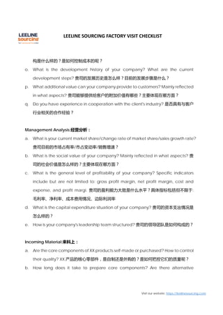 LeelineSourcing Factory Visit Checklist.pdf