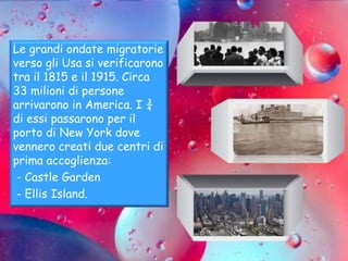 Le emigrazioni negli usa nell’800 | PPTX