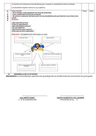 Leemos una fabula y reconocemos su estructura..docx