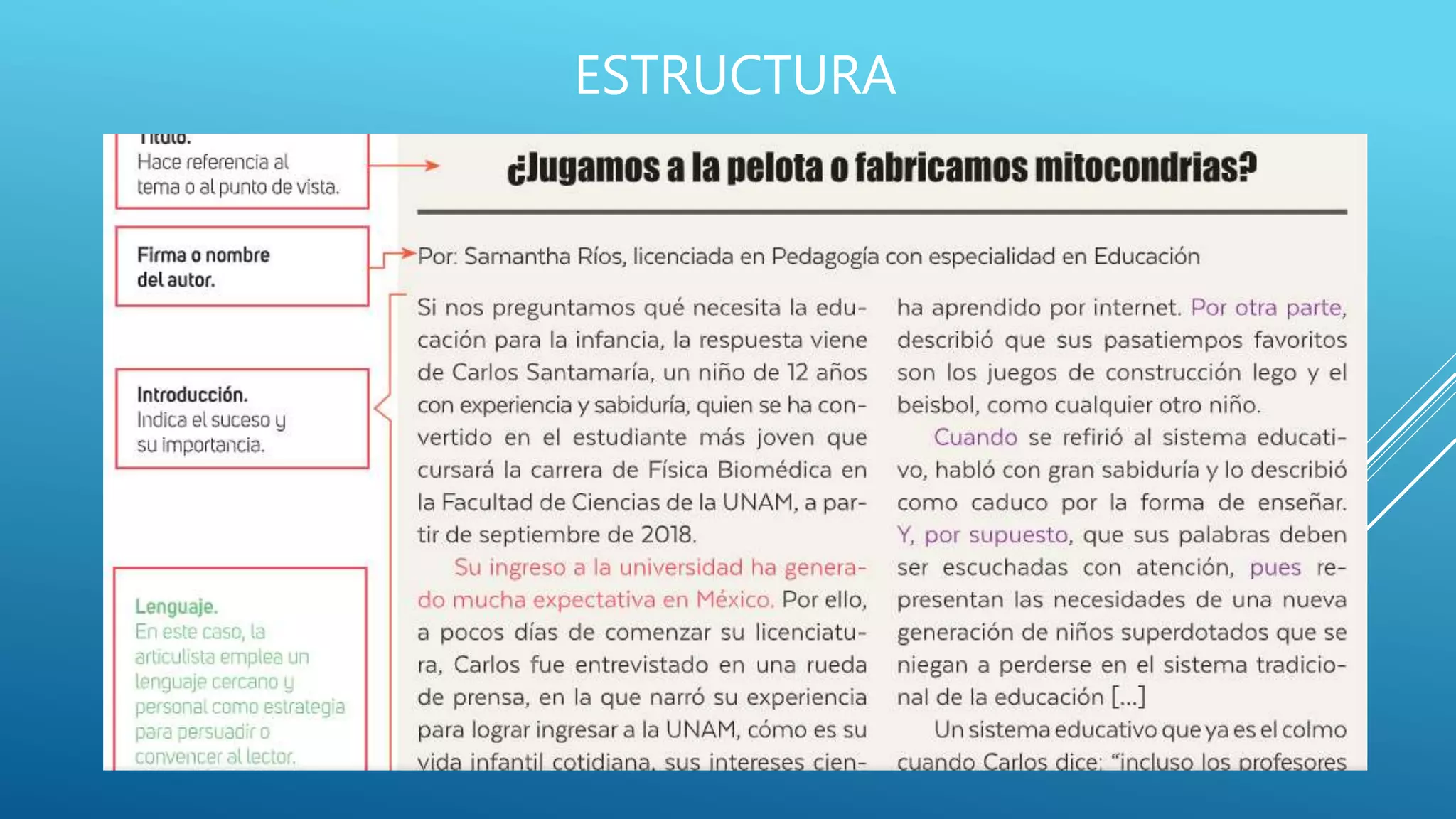 Leemos y discutimos un articulo de opinion | PPT