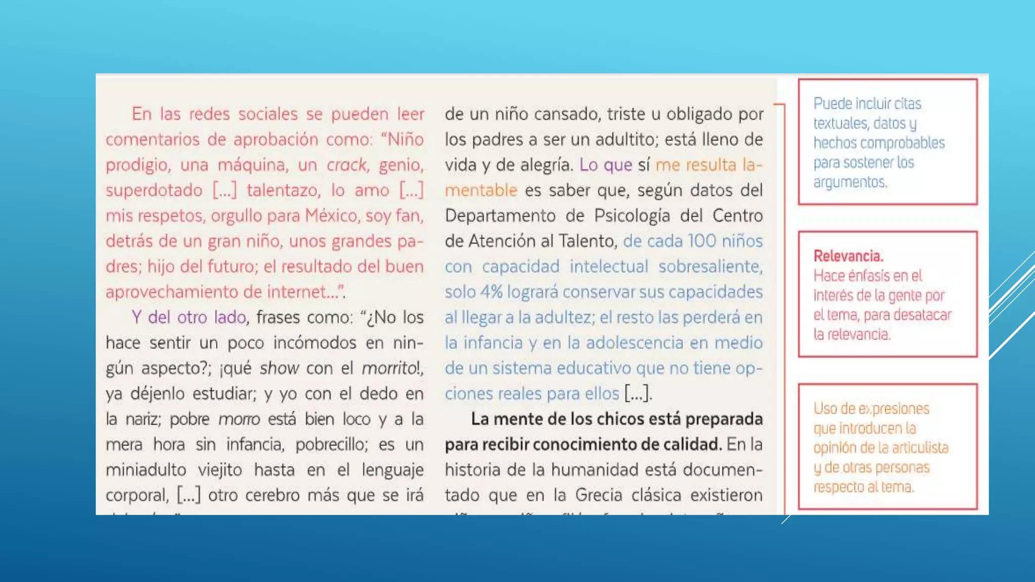 Leemos y discutimos un articulo de opinion | PPT