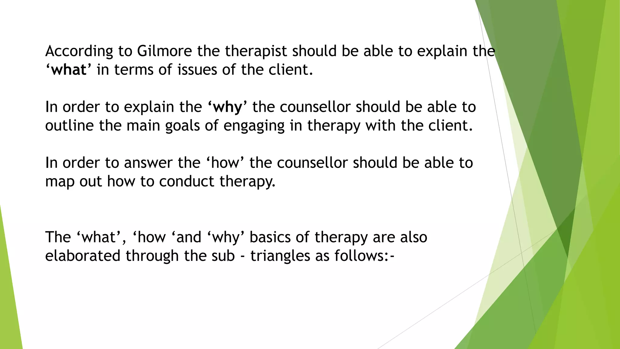 Models of counselling | PPTX