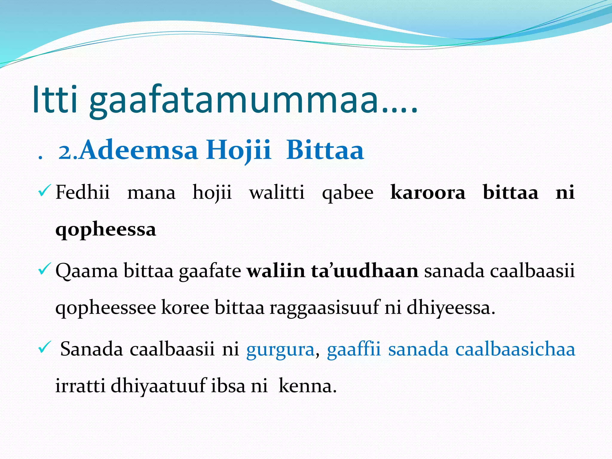Leenjii Bittaa Mootummaa for training 2015 baatuu.pptx