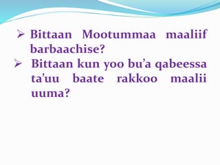 Leenjii Bittaa Mootummaa for training 2015 baatuu.pptx
