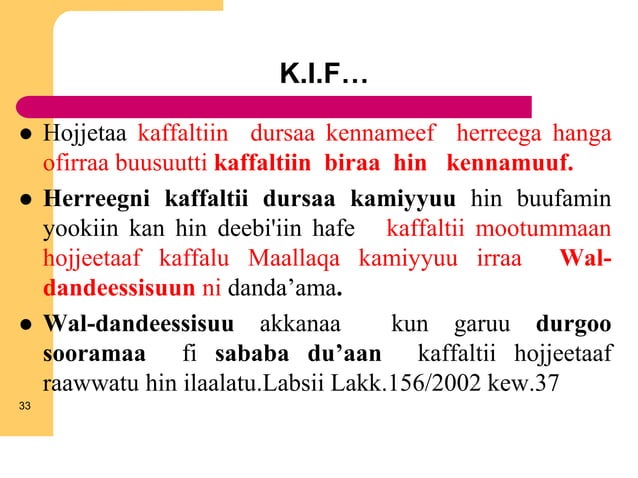 Leenjii hammata Seeraa Bulchiinsa Faayinaansii Mootumaa (1).pptx