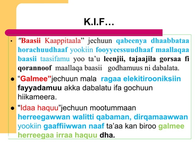 Leenjii hammata Seeraa Bulchiinsa Faayinaansii Mootumaa (1).pptx