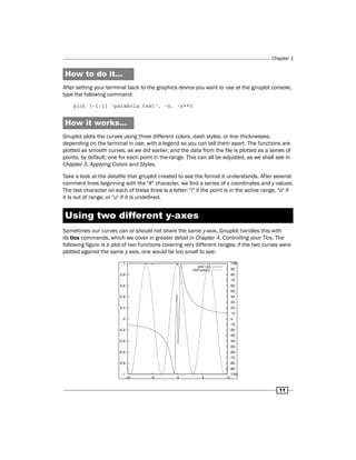 Gnuplot cookbook | PDF | Computing | Technology & Computing