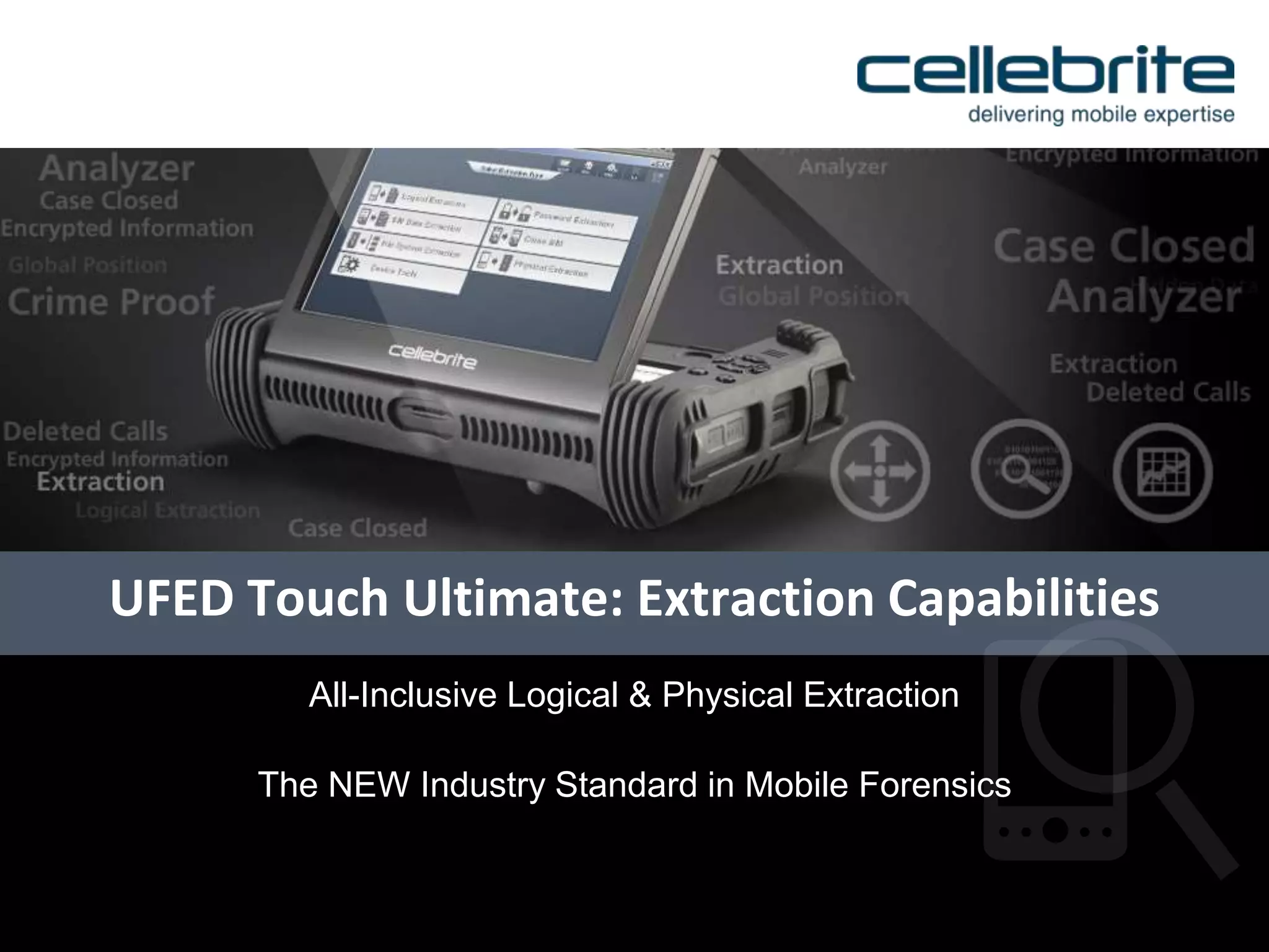 Extracting and Decoding Smartphone and Tablet Evidence with the UFED ...