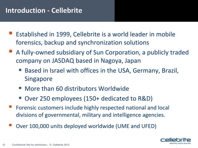 Extracting and Decoding Smartphone and Tablet Evidence with the UFED Series: An In-Depth Demo ...