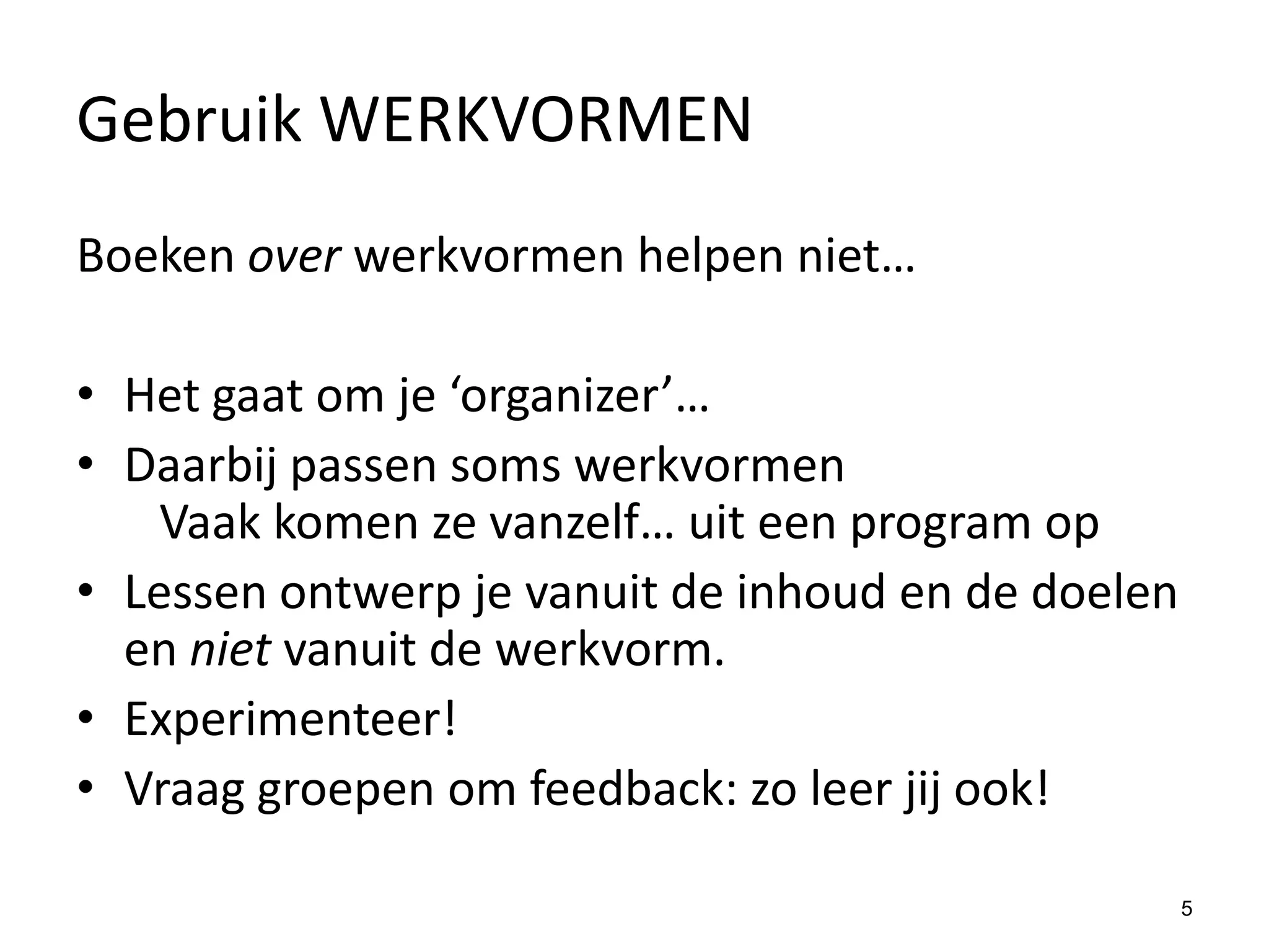 Leercirkel kolb als organiserend principe | PPTX