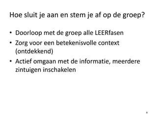 Leercirkel kolb als organiserend principe | PPTX