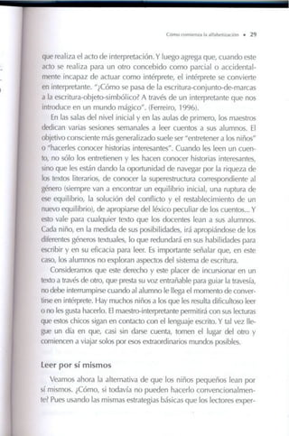 Leer y escribir, el día a día en las aulas ana maría kaufman (coord) | PDF