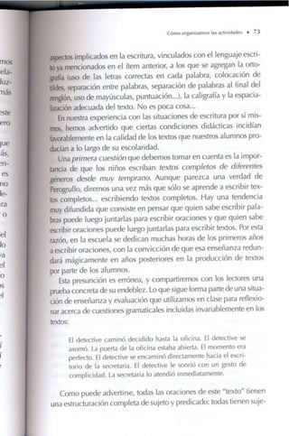 Leer y escribir, el día a día en las aulas ana maría kaufman (coord) | PDF