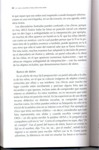 Leer y escribir, el día a día en las aulas ana maría kaufman (coord) | PDF