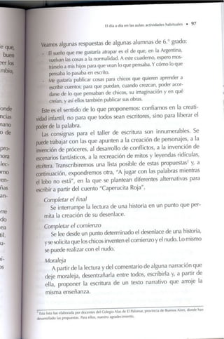 Leer y escribir, el día a día en las aulas ana maría kaufman (coord) | PDF