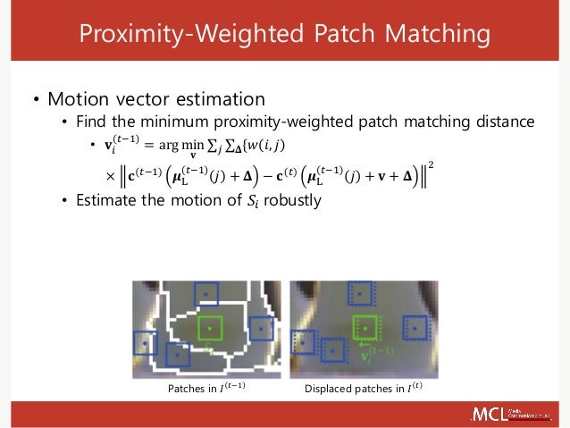 Temporal Superpixels Based on Proximity-Weighted Patch Matching