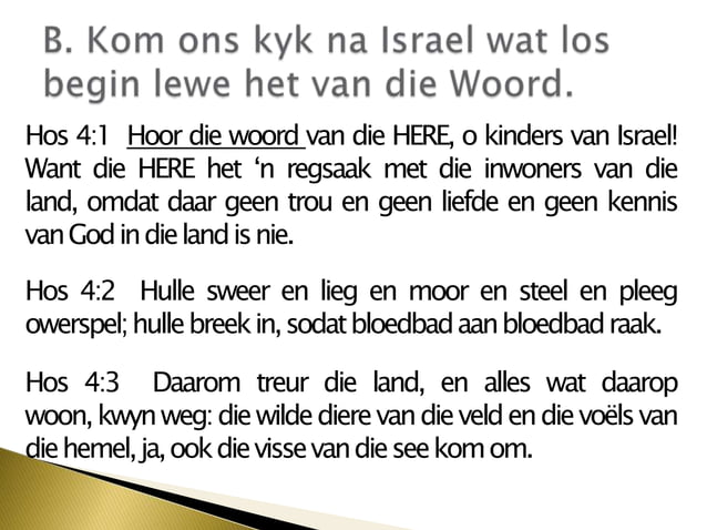 Lees en hou vas aan die woord! | PPT