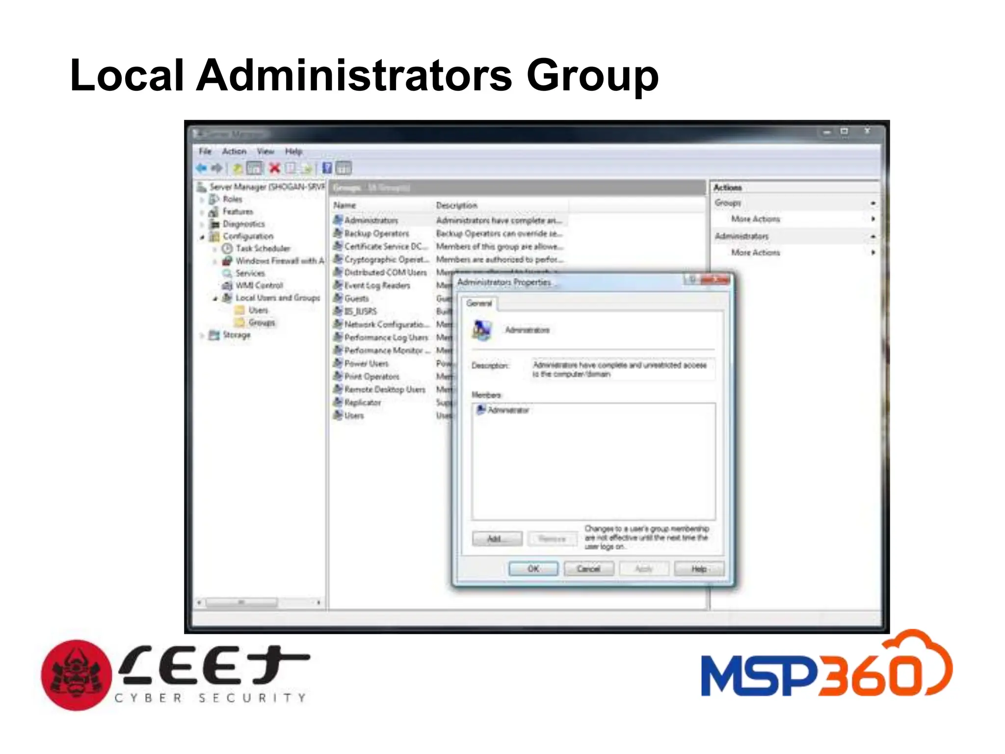 MSP360 Cybersecurity Master Class part 2 | PPT