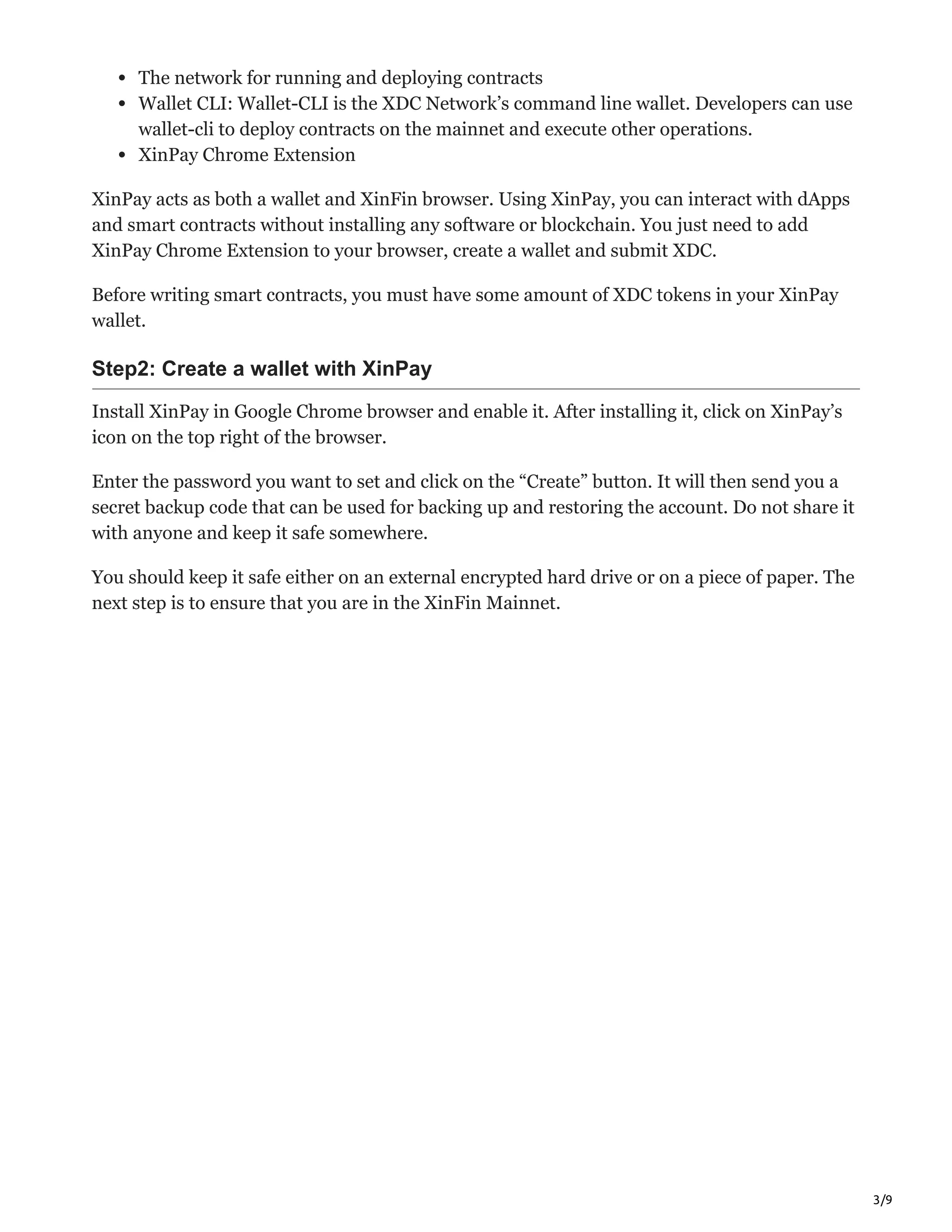 create xinfin smart contractWebsite | PDF | Computing | Technology & Computing