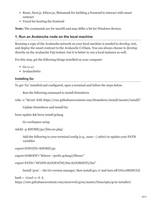 leewayhertz.com-How to build a dApp on Avalanche blockchain | PDF | Internet | Computing