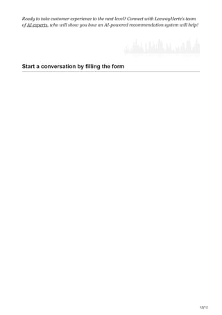 leewayhertz.com-How to build an AI-powered recommendation system.pdf