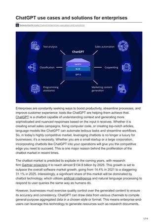leewayhertz.com-ChatGPT use cases and solutions for enterprises.pdf