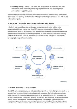leewayhertz.com-ChatGPT use cases and solutions for enterprises.pdf
