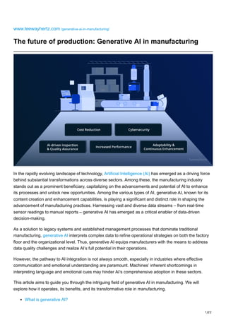 leewayhertz.com-The future of production Generative AI in manufacturing.pdf