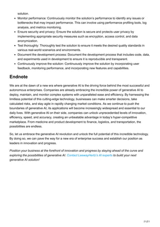 leewayhertz.com-How to build a generative AI solution From prototyping to production.pdf