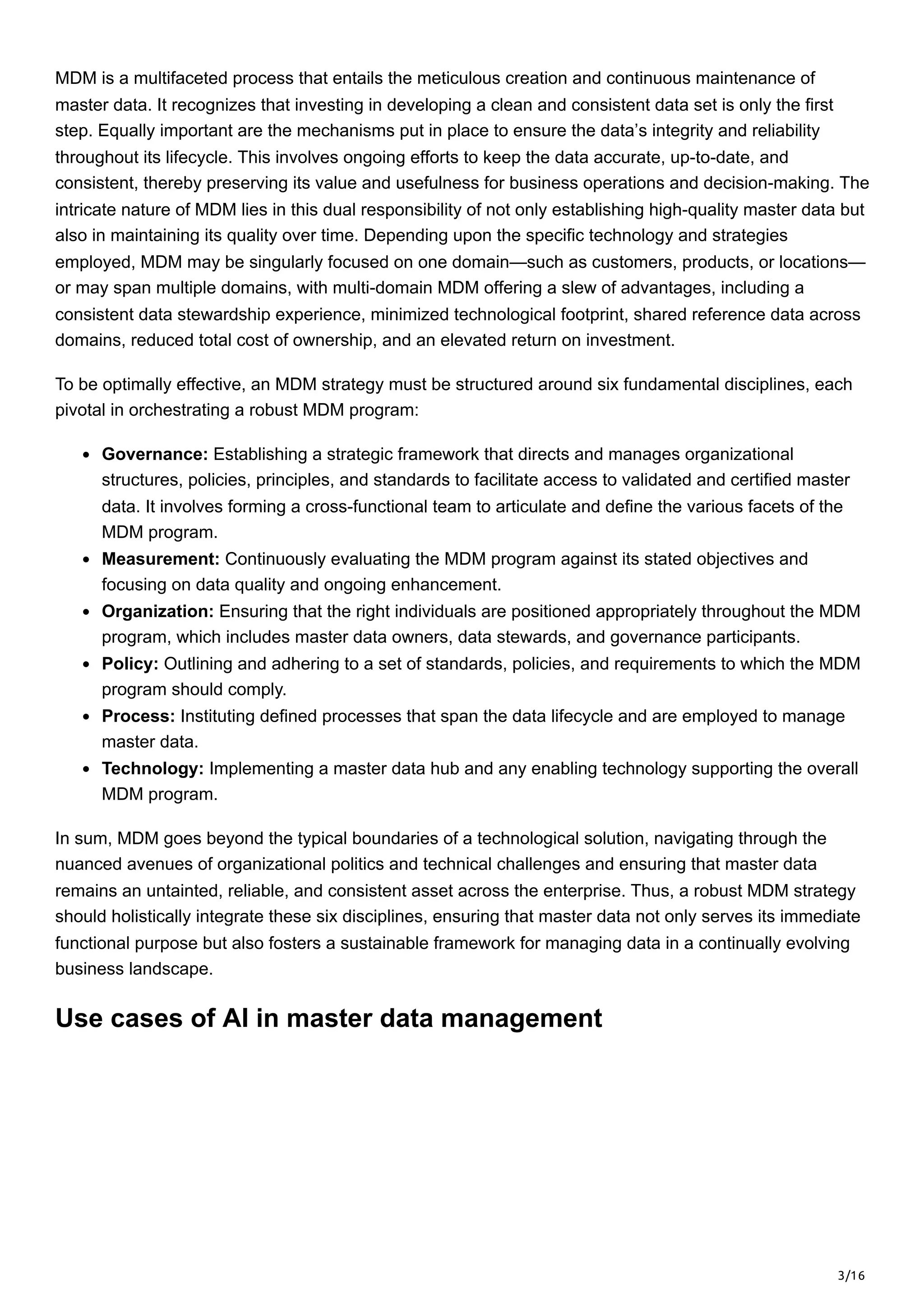 Ai In Master Data Management Mdm Pioneering Next