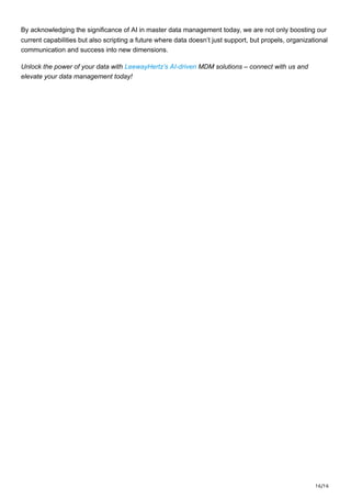 leewayhertz.com-AI in Master Data Management MDM Pioneering next-generation data management ...