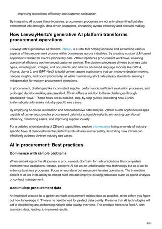 leewayhertz.com-AI in procurement Redefining efficiency through ...