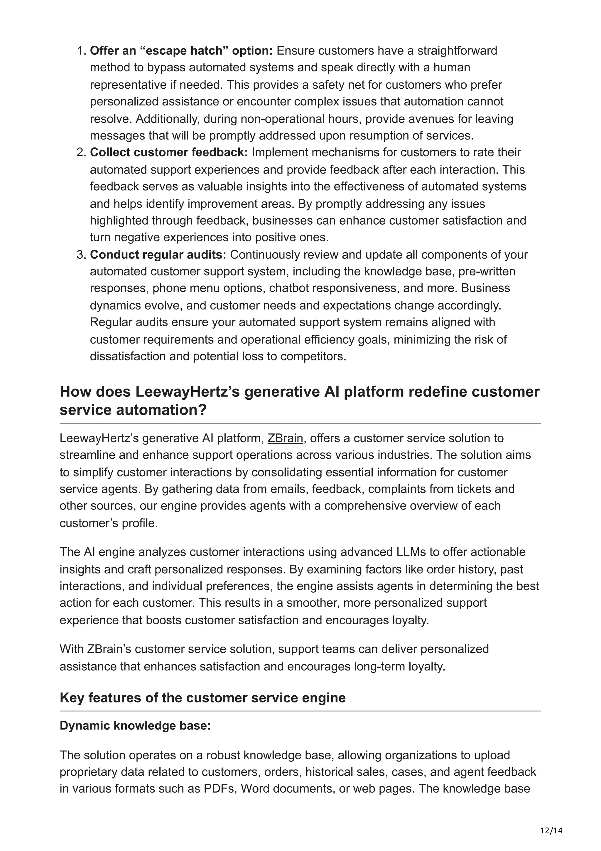 Ai Customer Service A Comprehensive Overview Pdf