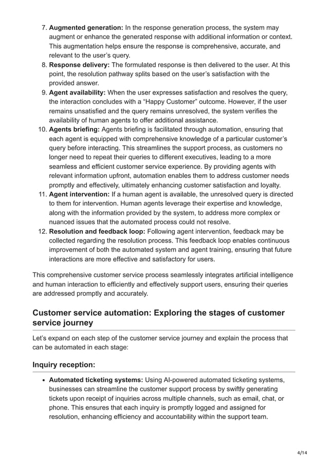 Ai Customer Service A Comprehensive Overview Pdf