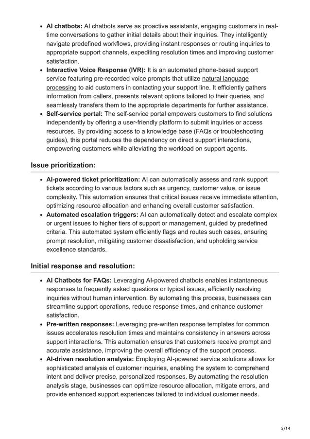 Ai Customer Service A Comprehensive Overview Pdf