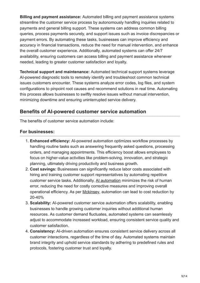 Ai Customer Service A Comprehensive Overview Pdf