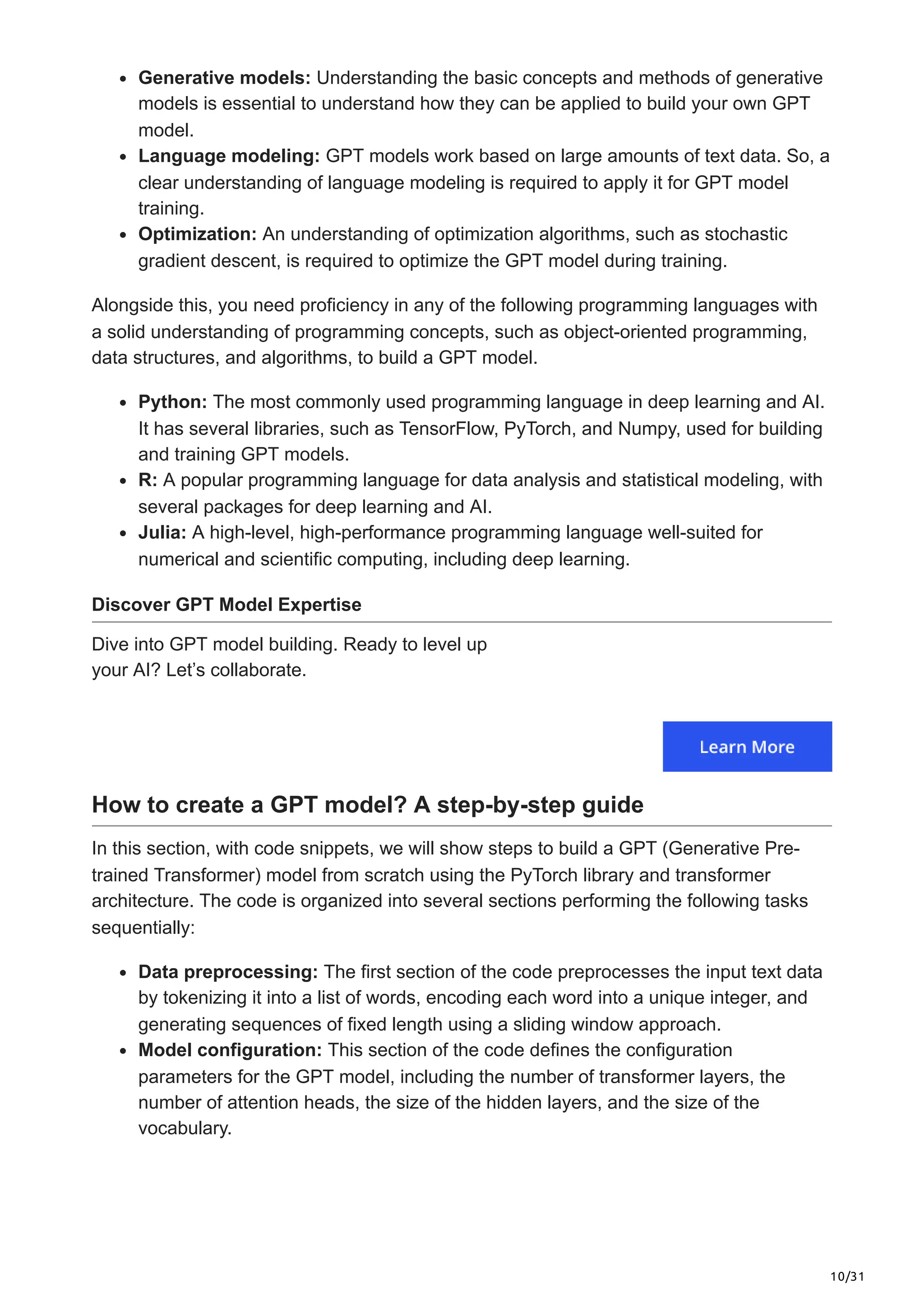 How to build a GPT model step-by-step guide .pdf