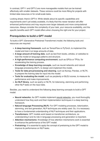 How to build a GPT model step-by-step guide .pdf