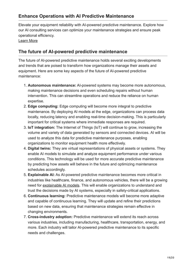 leewayhertz.com-AI in predictive maintenance Use cases technologies benefits solution and ...