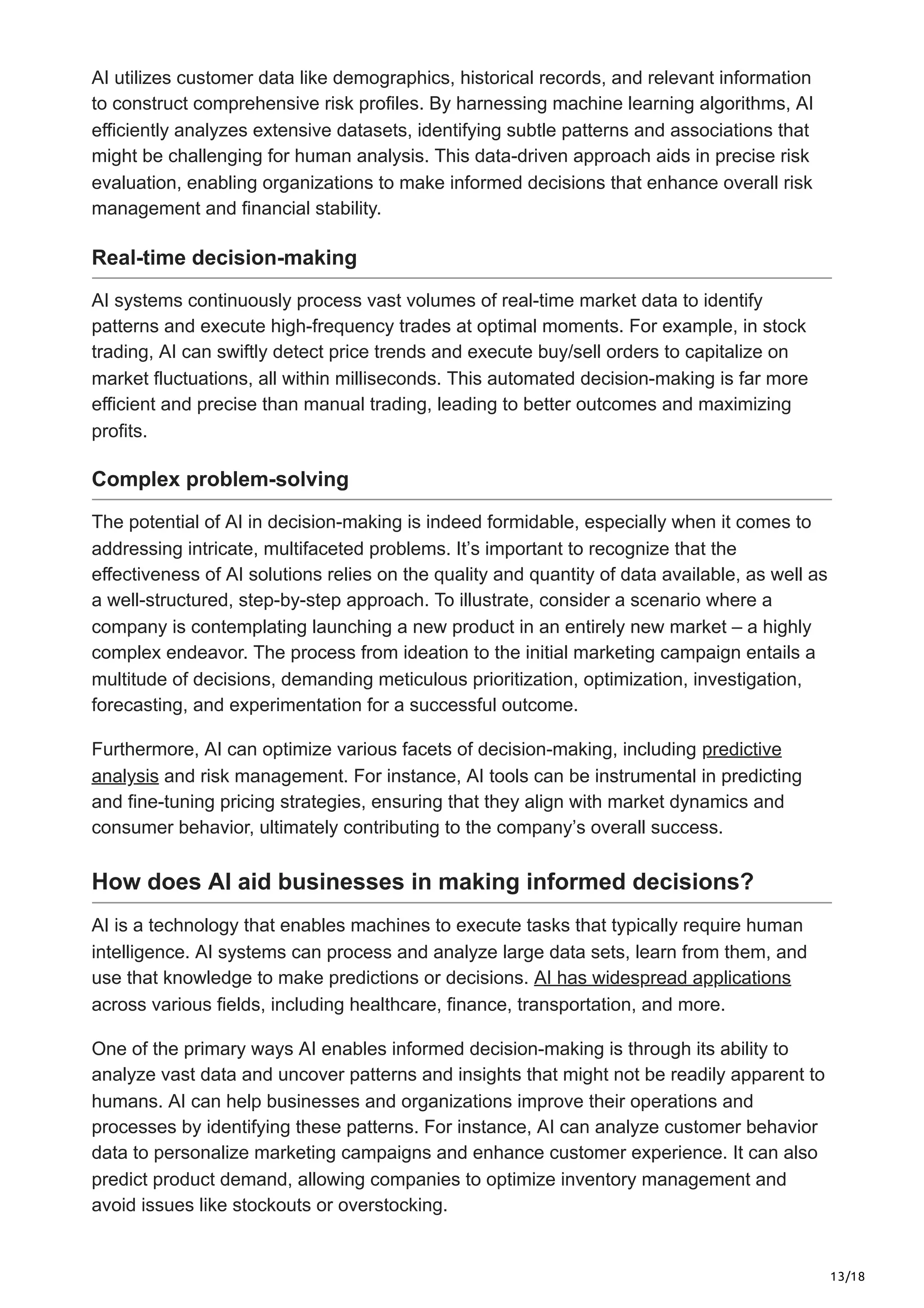 leewayhertz.com-AI in decision making Use cases benefits applications technologies ...