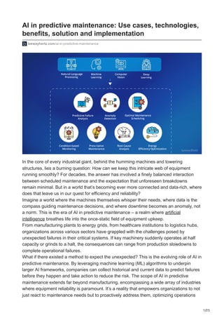leewayhertz.com-AI in predictive maintenance Use cases technologies benefits solution and ...