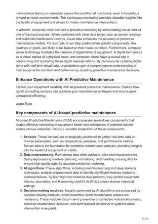 leewayhertz.com-AI in predictive maintenance Use cases technologies ...