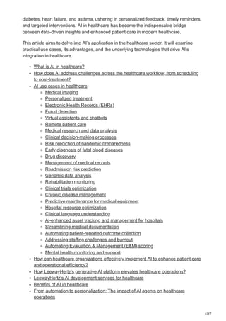 leewayhertz.com-AI in healthcare Use cases applications benefits ...